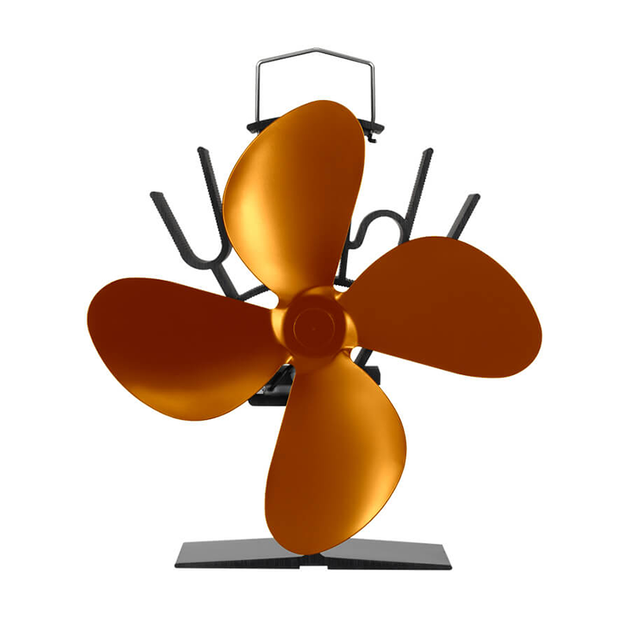 334 Copper 4 Blade Heat Powered Stove Fan | Self-Powered for Stoves ...